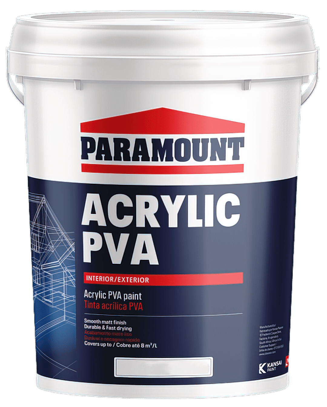 Plascon Paramount Acrylic PVA White 20lt | AAA Paint